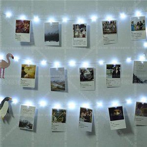 Holiday | Led String Light 5leds 50photo Clips For Living Room Bedroom ...